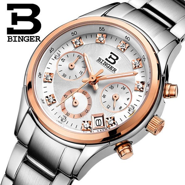 BINGER Swiss Quartz Watch Women B 6019 – Binger Store